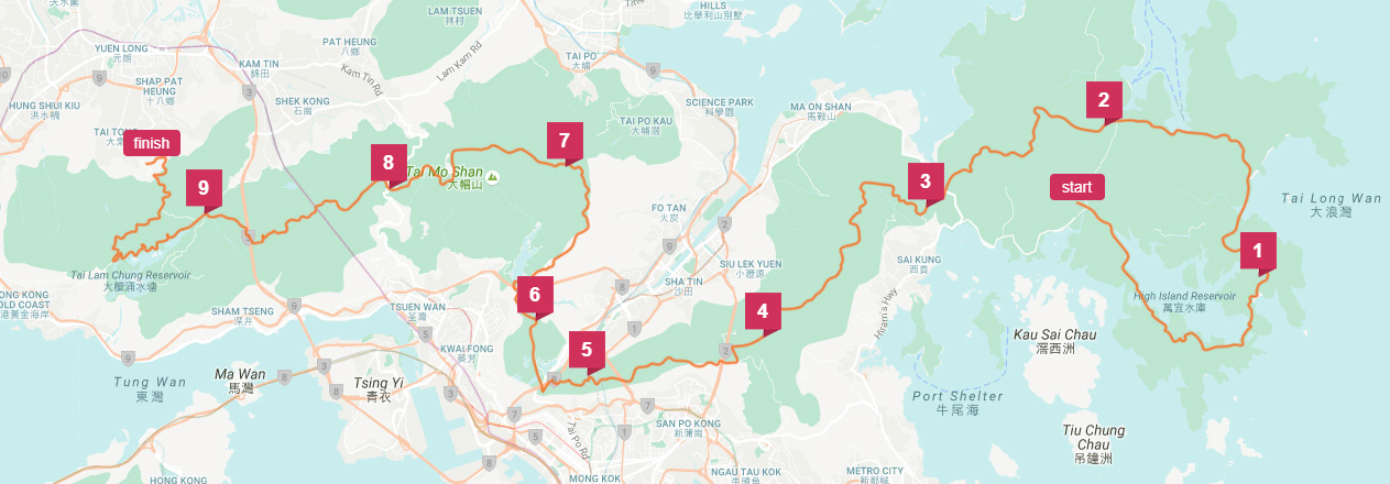 Trail & Checkpoints | Oxfam